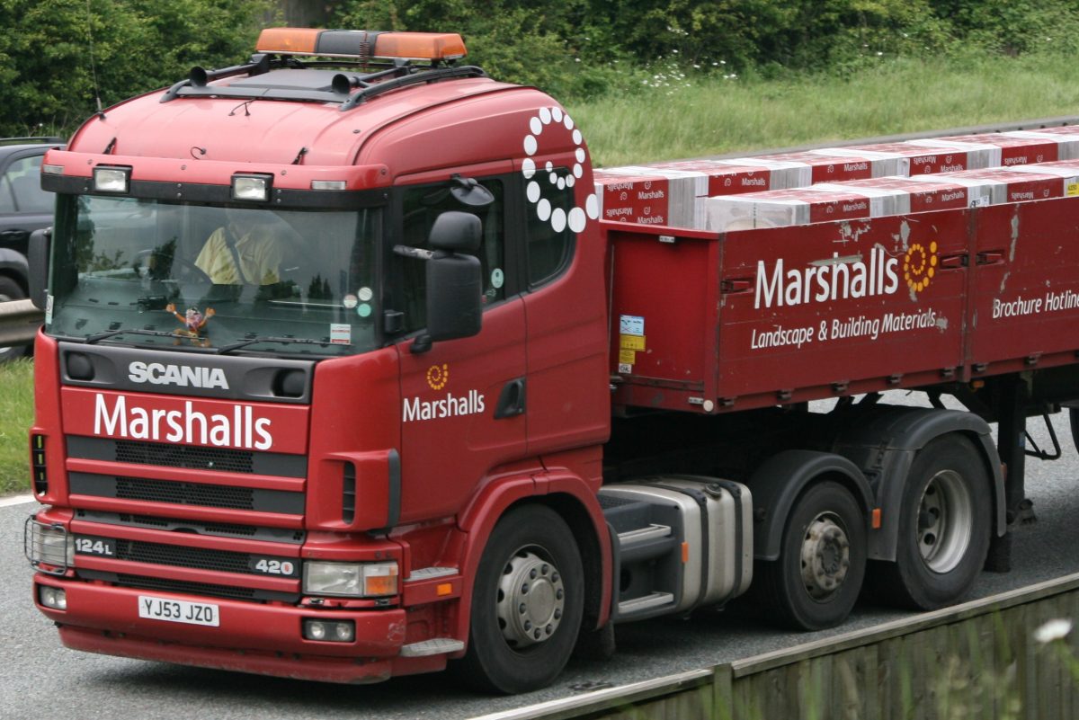 Marshalls drive with Scania - Keltruck Scania