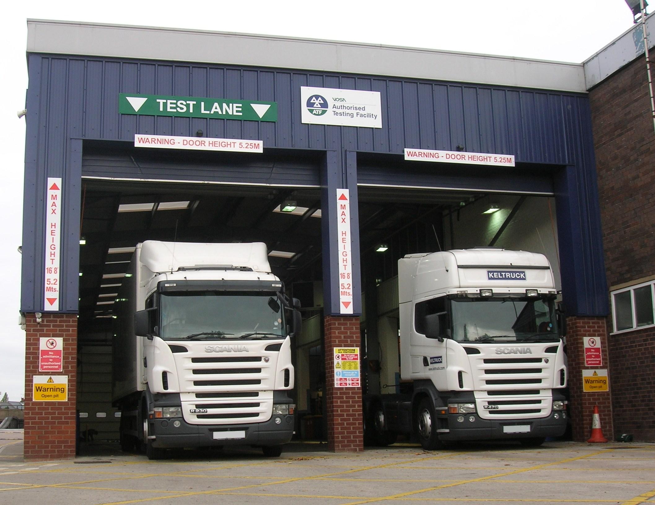 ATF MOT Testing Facilities – Keltruck Scania
