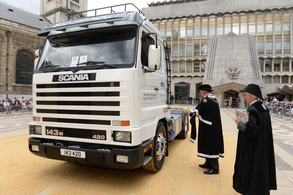 Customer & staff classic Scania vehicles - Keltruck Scania