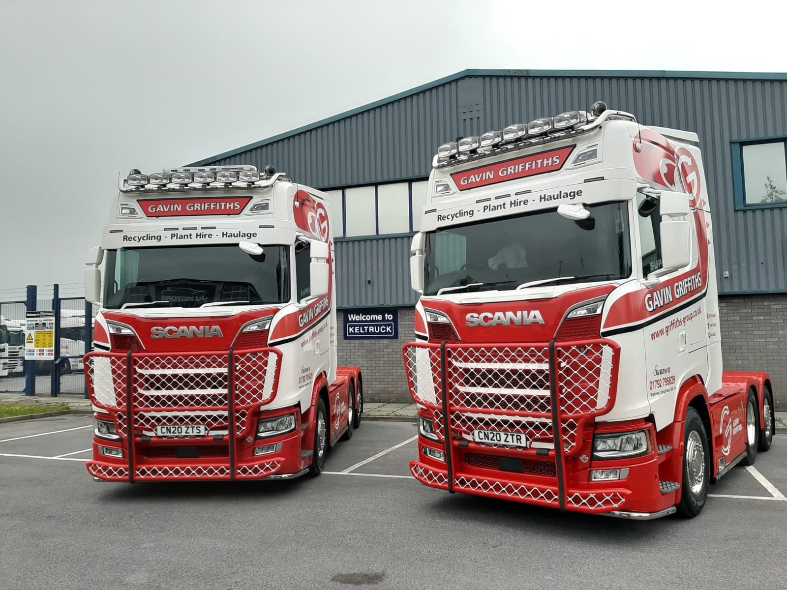 Superb Scania fleet for Gavin Griffiths Group supplied by Keltruck ...