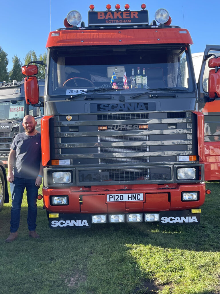 Customer & staff classic Scania vehicles - Keltruck Scania