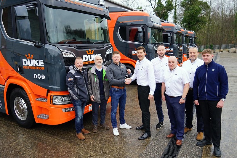 Superb Scania fleet for Duke Distribution supplied by Keltruck ...