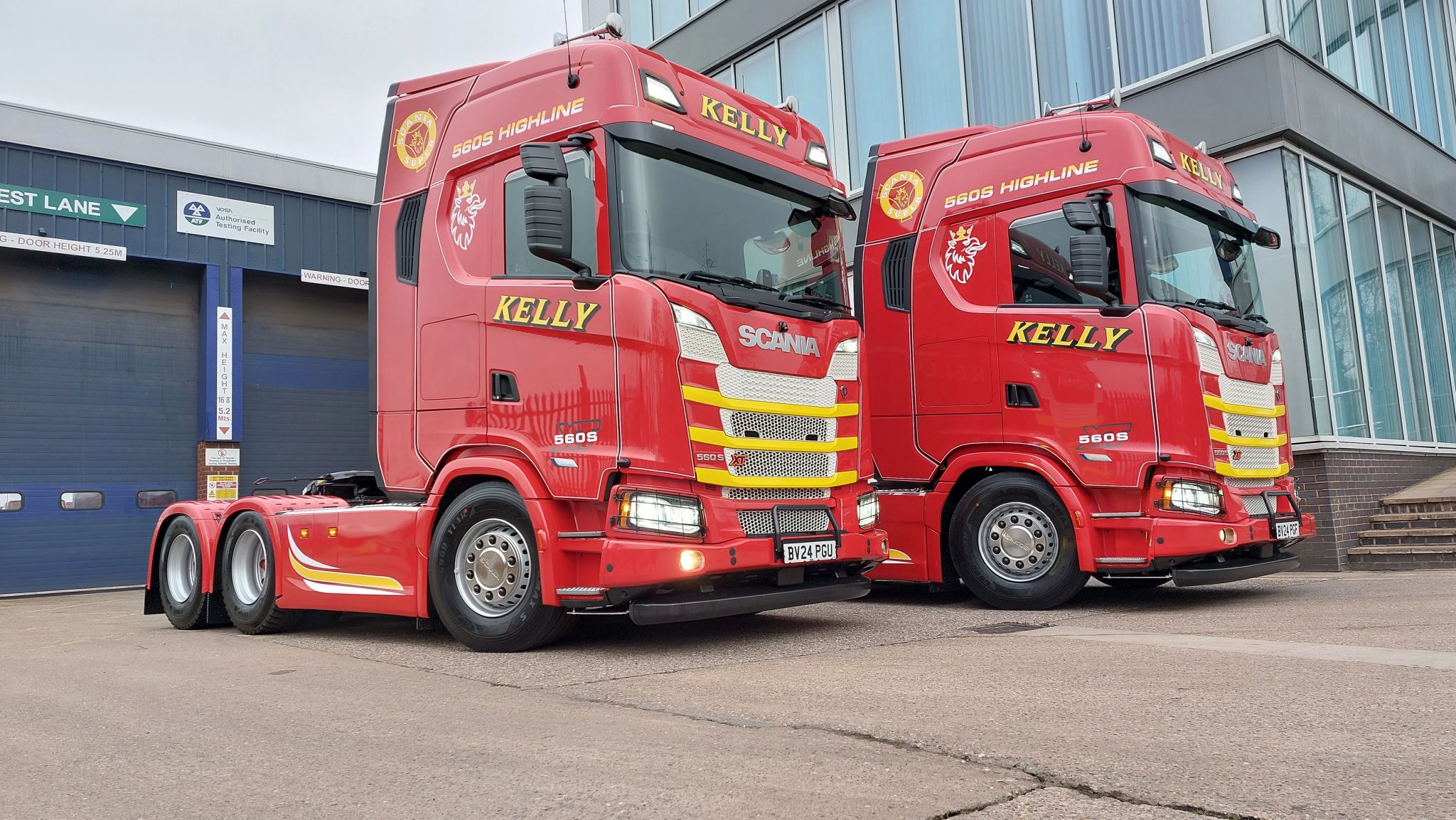 Superb Scania XT fleet for Joe Kelly Haulage supplied by Keltruck ...