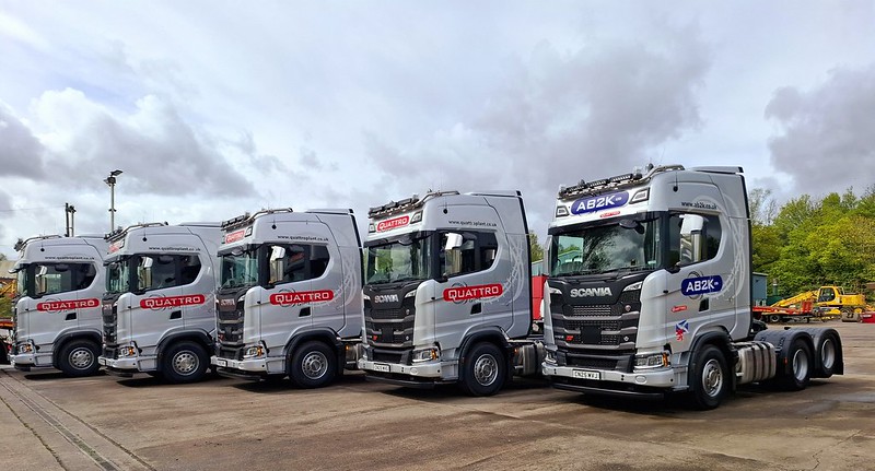 Superb Scania fleet for Quattro Group supplied by Keltruck - Keltruck ...