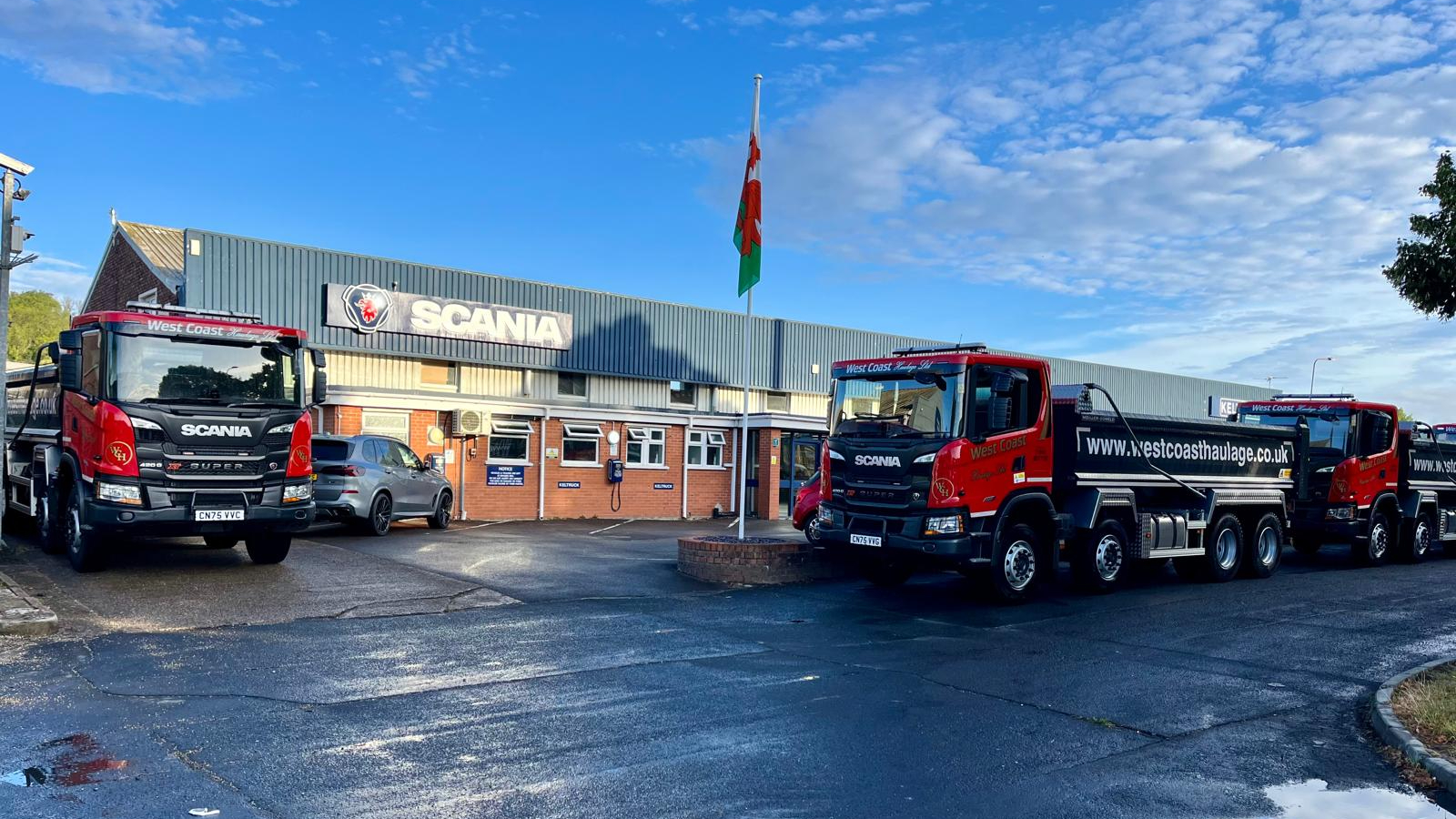 Superb Scania fleet for West Coast Haulage supplied by Keltruck ...